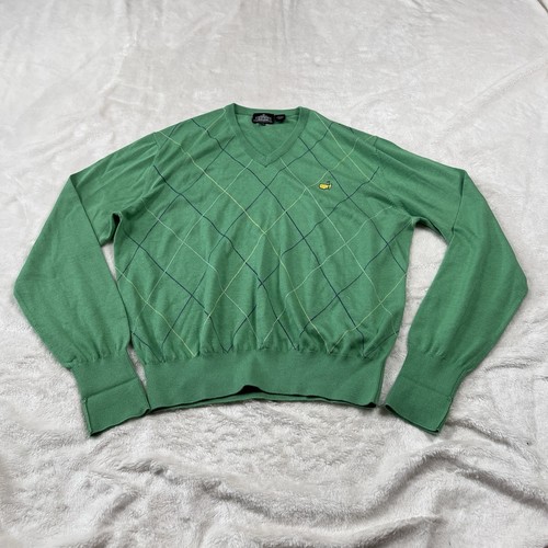 Masters Clubhouse Collection Sweater Men's 2XL Green Silk Blend ...