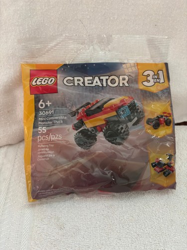 LEGO CREATOR 3 IN 1 MINI CONVERTIBLE MONSTER TRUCK 55 PCS NEW SEALED | eBay