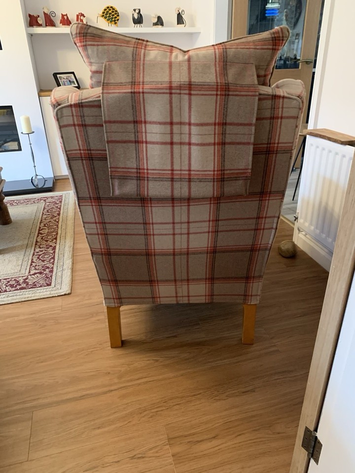 Multiyork Winged Armchair Storage Footstool | eBay UK