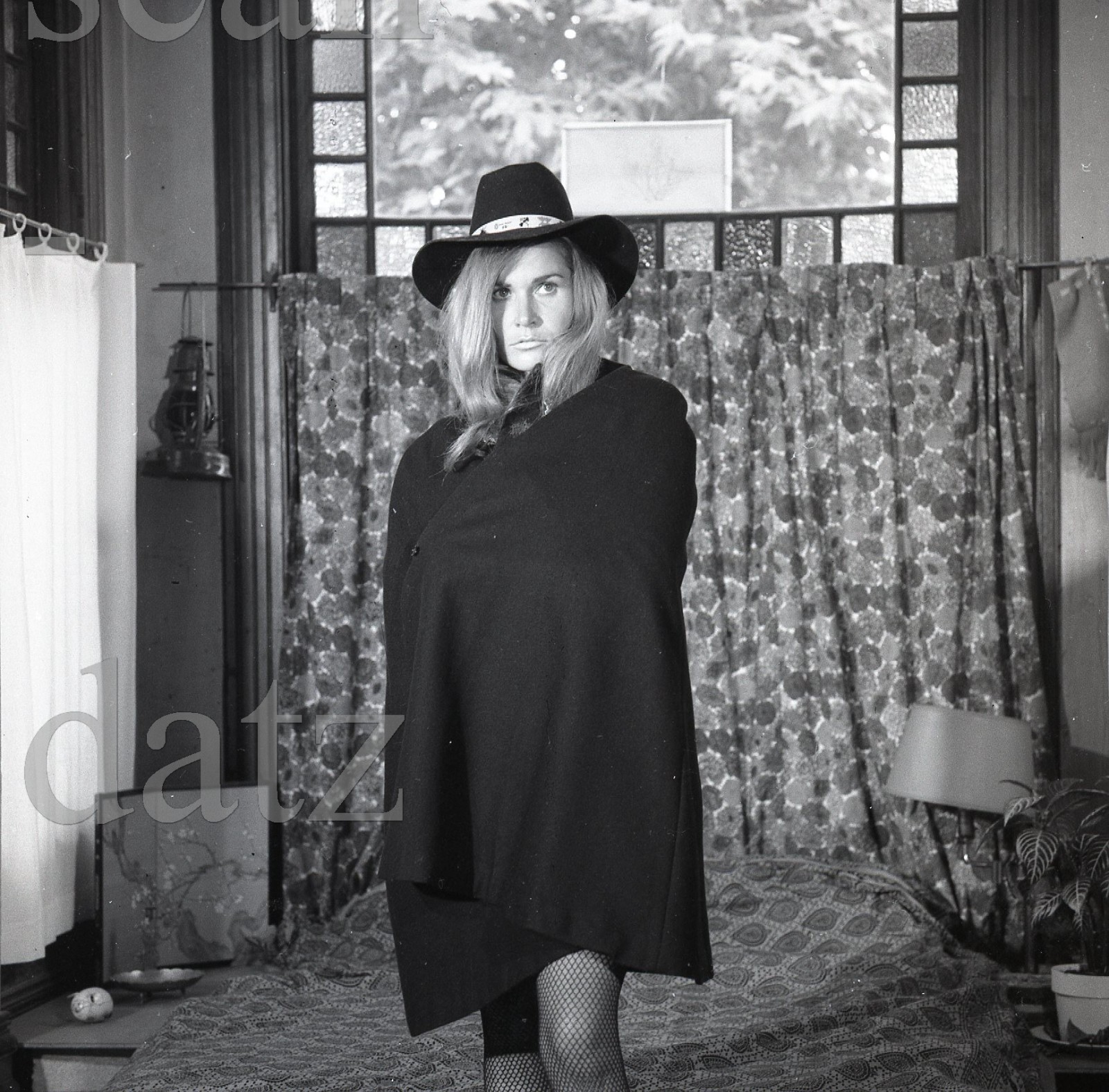 1960s Negative-busty pinup girl Uschi Digard on movie set-cheesecake ...