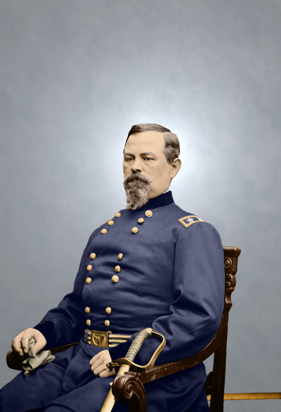 General McDowell Union Potomac Color Tinted photo Civil War 01150 | eBay