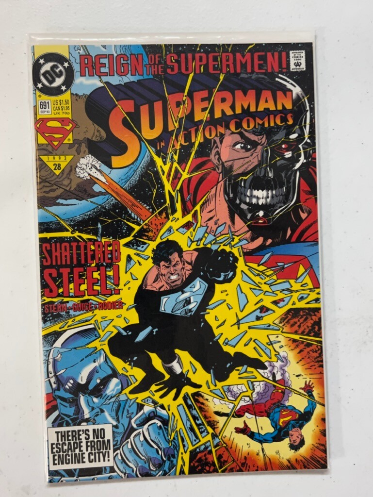 DC 1993 Superman In Action Comics #691 First Printing | Combined ...
