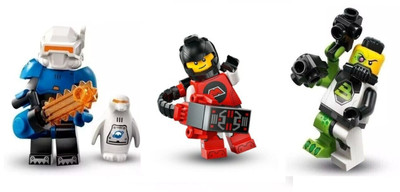 71046 LEGO CMF 26 - MTron, Blacktron, Ice Planet *Retro Space Trio ...
