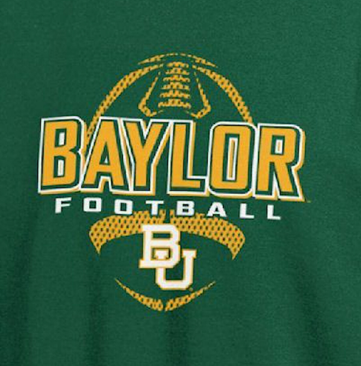 Baylor Bears Men's Green Football Crewneck Sweatshirt by Champion | eBay