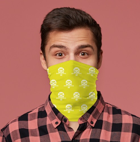 Zed Headz Yellow Design Biker Snood Neck Tube Neck Warmer Facemask | eBay
