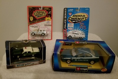 Lot Of (4) Diecast Police Cars/Trucks 1/43, 1/24 Scale (New) | eBay