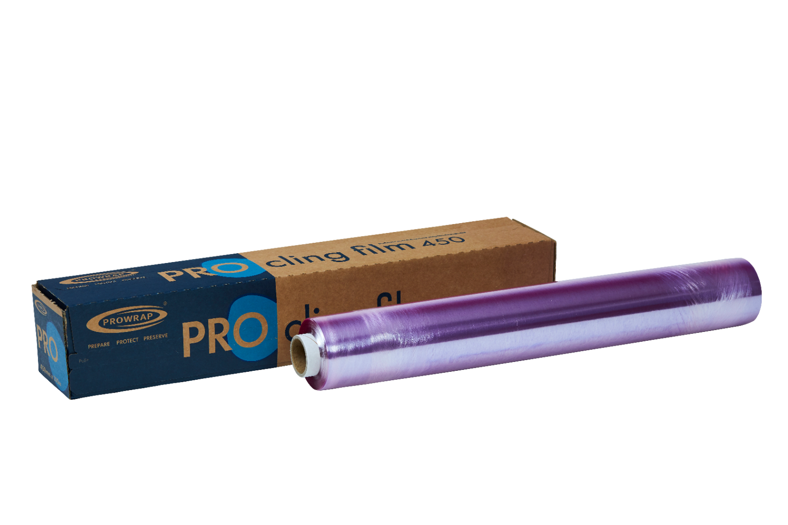 PROWRAP Catering Cling Film 450mm x 300m Food wrap Professional Cutter ...