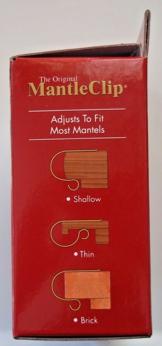 4 Adjustable MANTEL CLIPS The Original HANG Full Stockings HD HAUTE ...