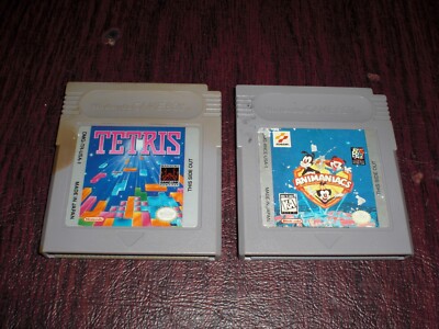Tetris Animaniacs BUNDLE For Original Game Boy Color Advance Console ...
