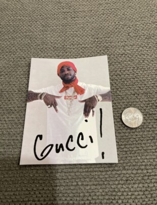 Supreme Gucci Mane Sticker 100% Authentic Mint (Free Supreme Stickers ...