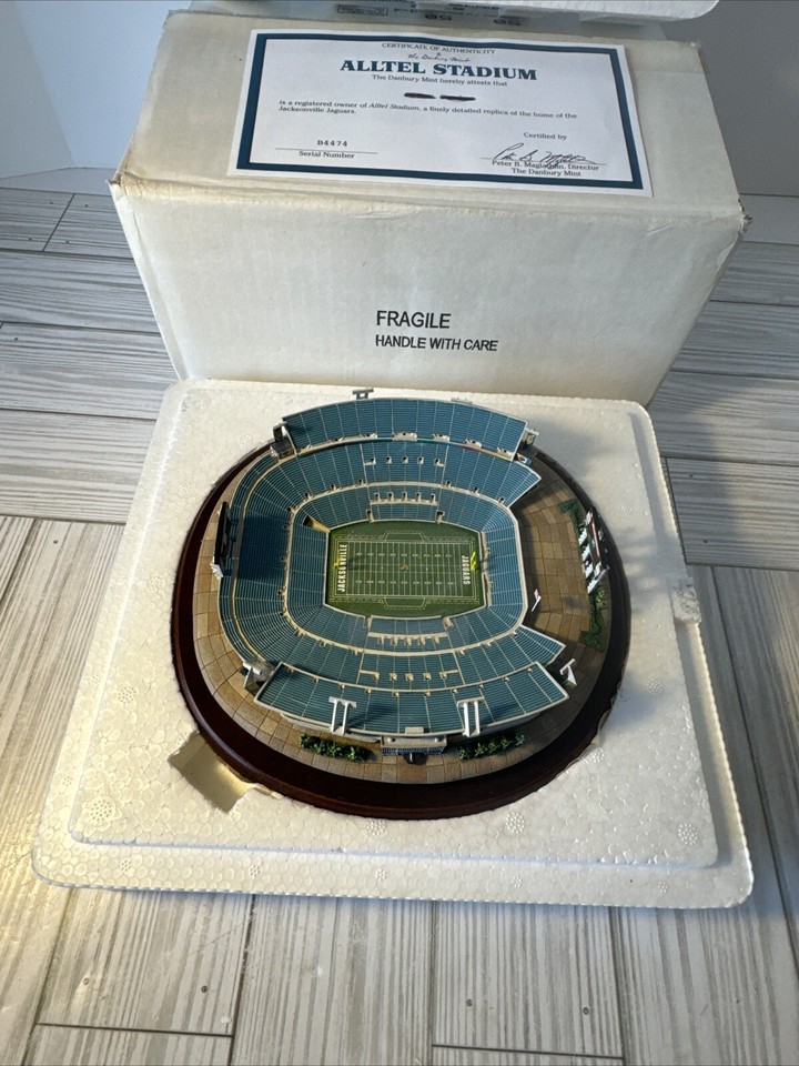NEW! Danbury Mint Jacksonville Jaguars Alltel Stadium Football Replica ...