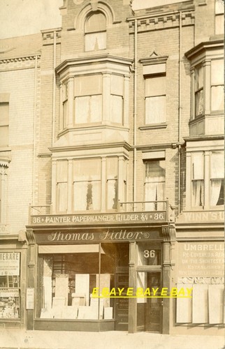 Thomas Fidler, Painter Decoratoer & Guilder,Scarborough, Posted 1908 ...