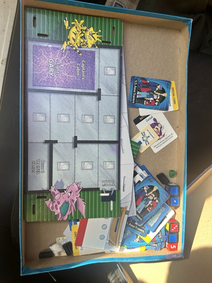 Rare Vintage POKÉMON S.S. Anne Expanding 3D Board Game Used Pikachu | eBay