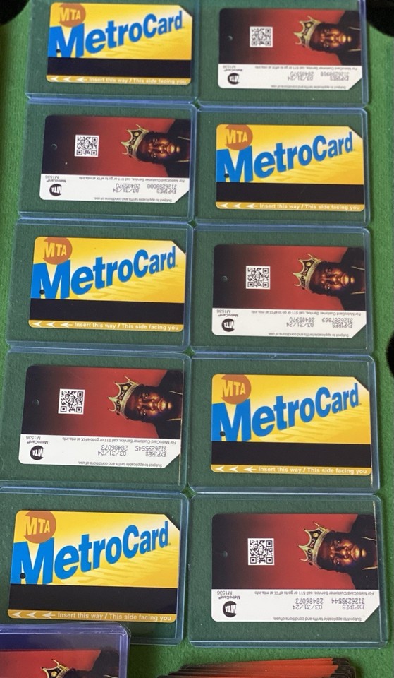 Notorious BIG Metro Card Biggie Smalls NYC 2022 Limited Edition ...