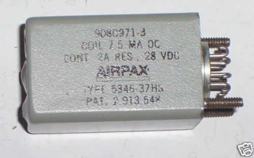NOS Airpax avionics relay 28V DPDT (hook terminals) | eBay Australia