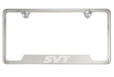 Chrome License Plate Frame for SVT | eBay