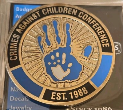 2024 Dallas Crimes Against Children Conference ICAC Challenge Coin ...