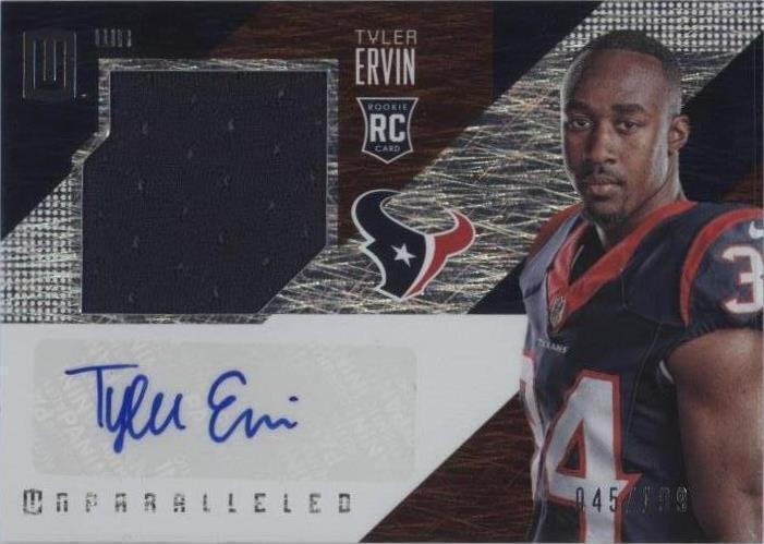 2016 Panini Unparalleled - RPS Rookie Auto Jersey Tyler Ervin #226 /199 ...