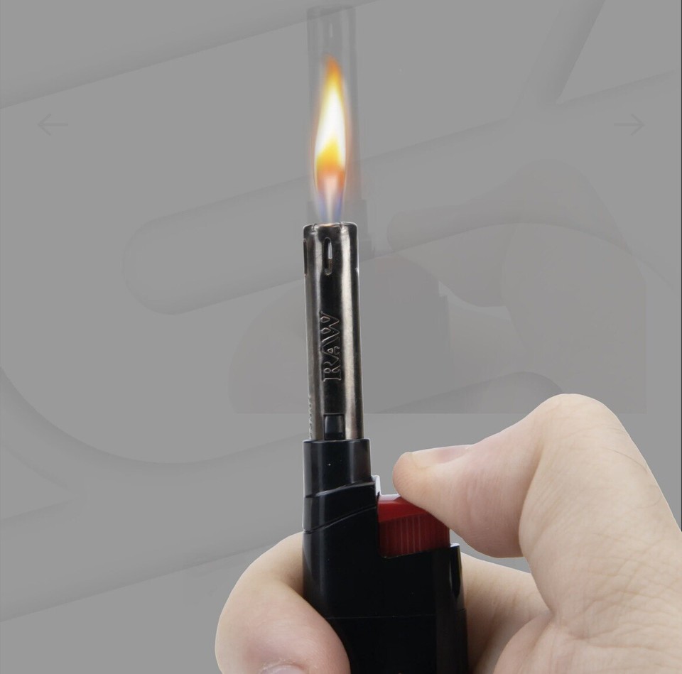 NEW raw Tuberator Bamboo 7 Cone + Raw Phoenix Lighter +Raw Extendo ...