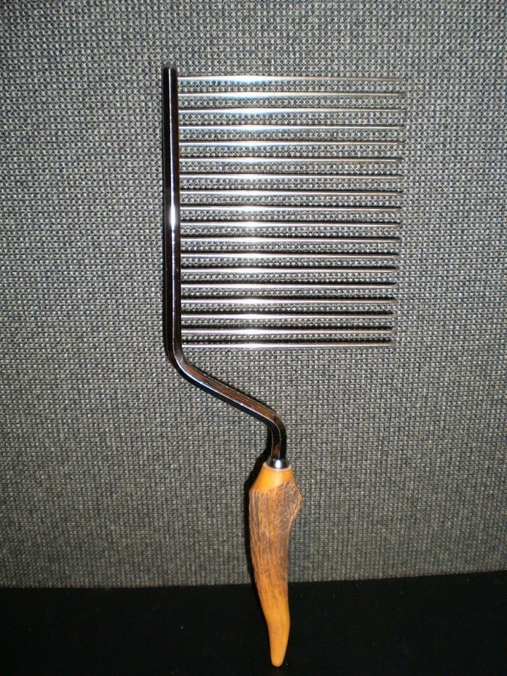 Rare! Vintage ANGEL FOOD CAKE CUTTER COMB w/ Faux Antler Handle | eBay