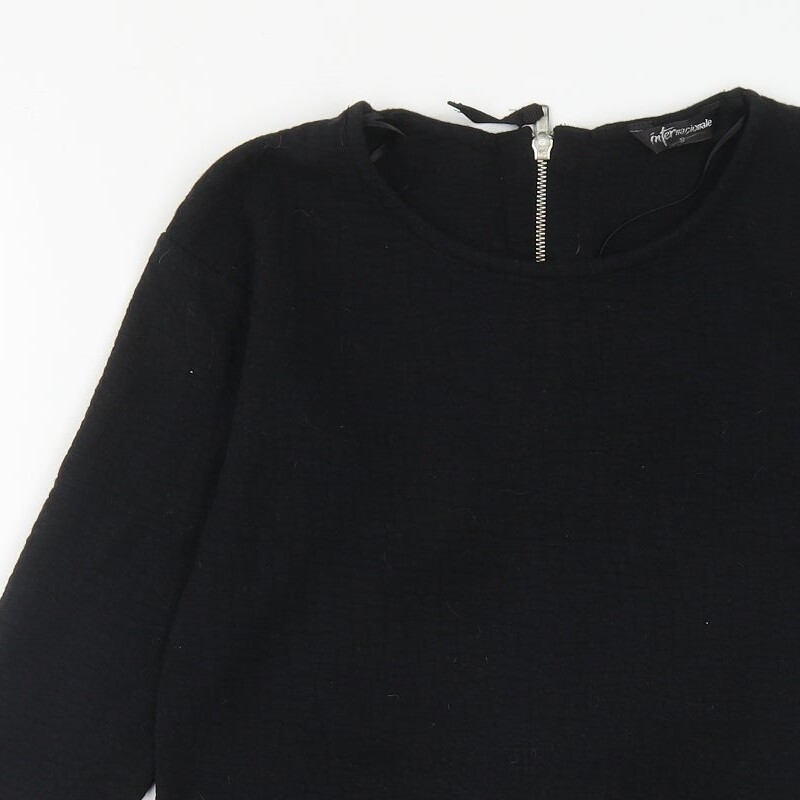 Internacionale Womens Black Cotton Blend A-Line Size 8 | eBay UK