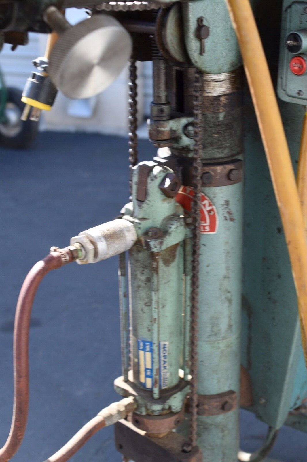 Newton B100 Dual Spindle Horizontal Boring Machine air powered | eBay