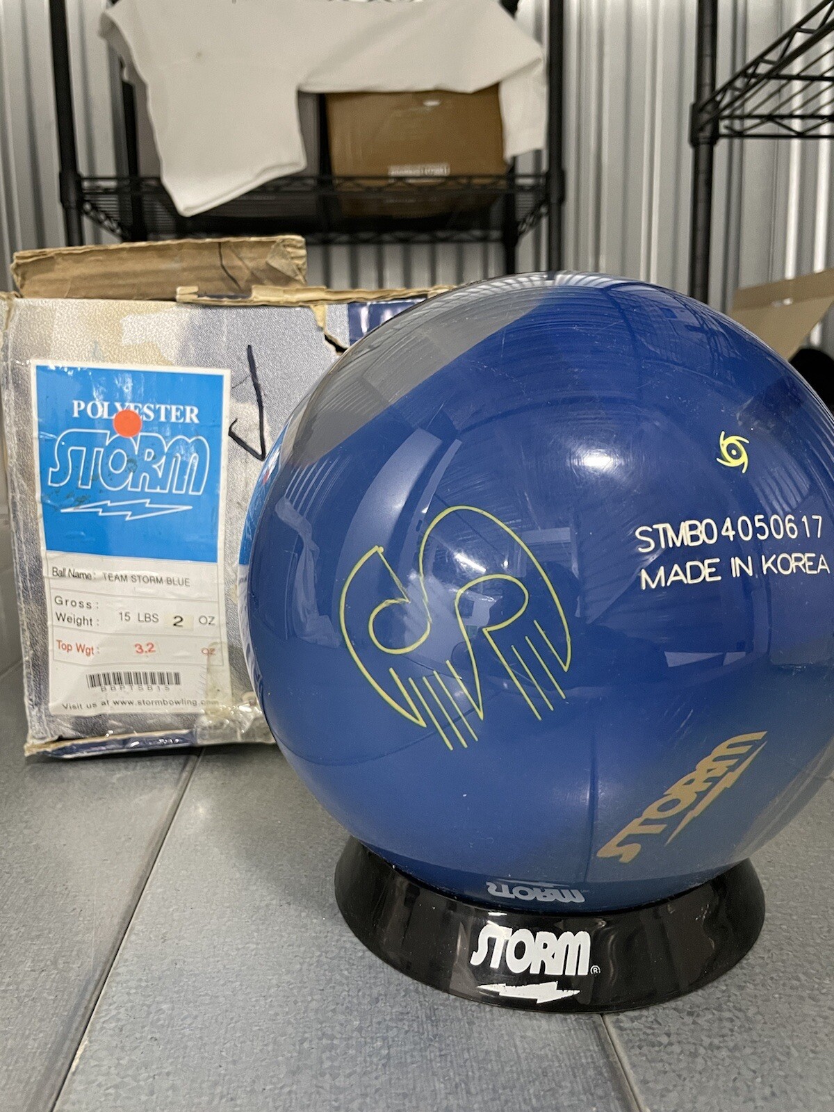 15lb NIB Storm Team Blue Spare Ball | eBay