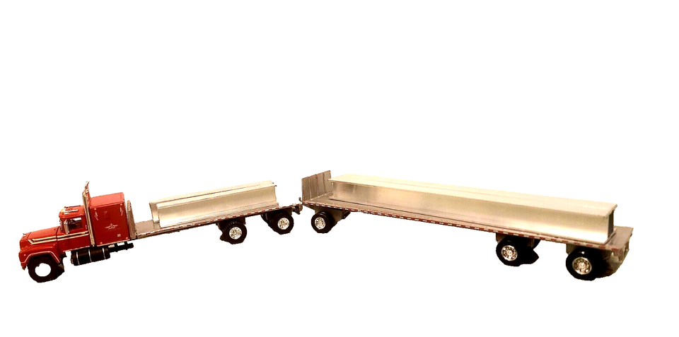 DCP / FG Mack R Sleeper - Custom Built 1 Off Steel Truck w/ 45 ft ...