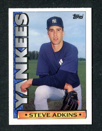 1990 Topps TV Team Sets - New York Yankees #35 Steve Adkins (RC) for ...