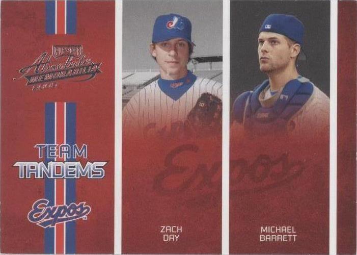 2005 Playoff Absolute Memorabilia - Team Tandems Michael Barrett, Zach ...