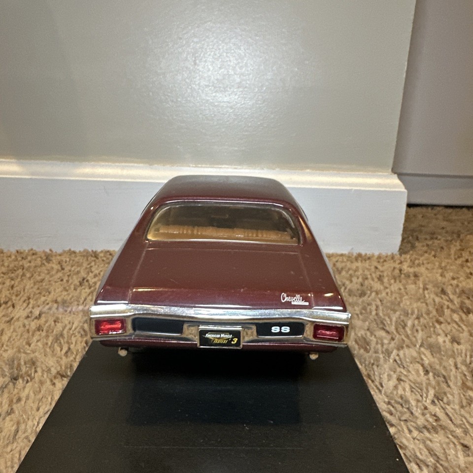 American Muscle 10 Fastest 1970 Chevelle SS 454 Rare Maroon Color 1:18 ...