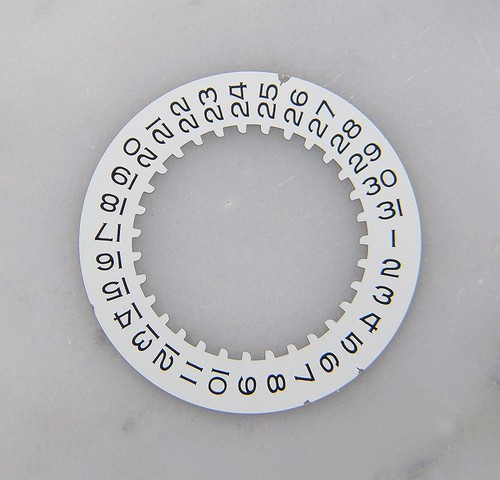 100% Authentic Rolex 3035 5099 White Date Indicator Wheel Disc Caliber ...