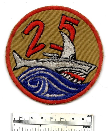 WW2 25th MOSQUITO FLEET PT Boat Patrol Torpedo Sharks Motor Patch ...