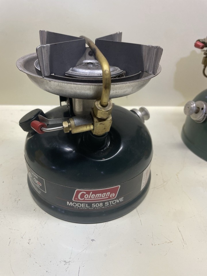 3 Vintage Coleman Cook Stoves 1962 1966 1986 Unknown Working Or Not ...