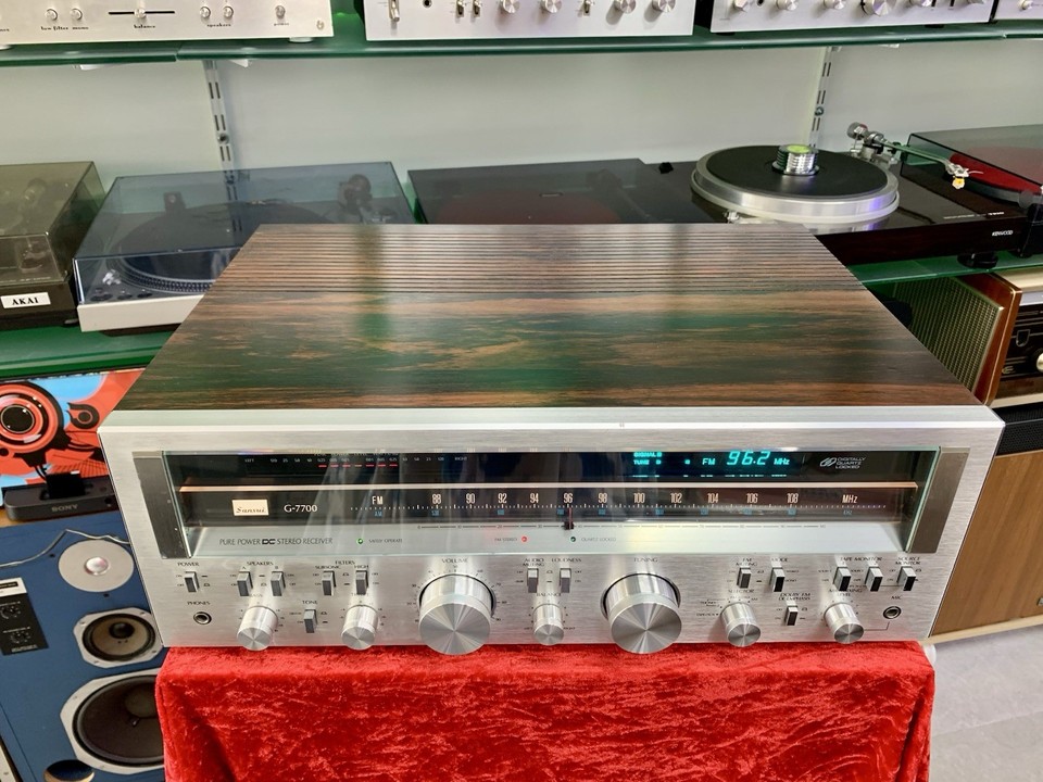 SANSUI G 7700 Top Stereo Receiver 2 X 120 Watts RMS Vintage 1979 Works ...