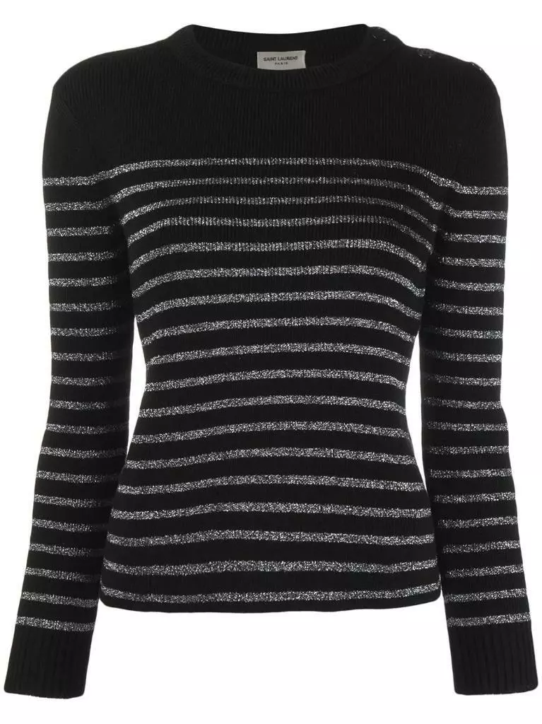 Saint laurent striped sweater 2025 Saint laurent striped sweater 2025
