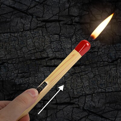 3 PACK 8" Match Stick Shaped Multipurpose Butane Lighter BBQ Candle ...