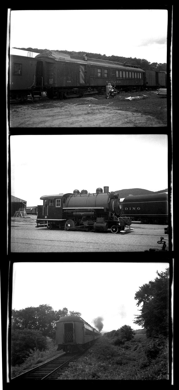3x Railroad Train Steamtown USA Locomotive BELLOWS FALLS NH Photo ...