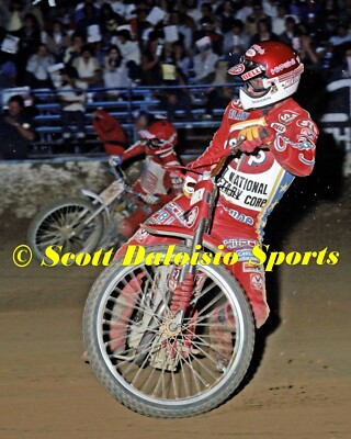 1980s Alan Christian John Cook 8 x 10 Costa Mesa Speedway Motorcycle ...