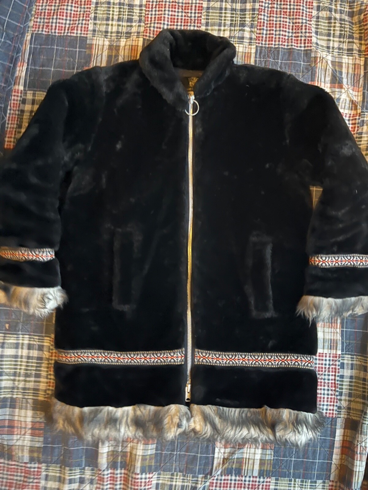 Vintage Hansa-Branta Style Stearns Faux Fur Eskimo Pa… - Gem