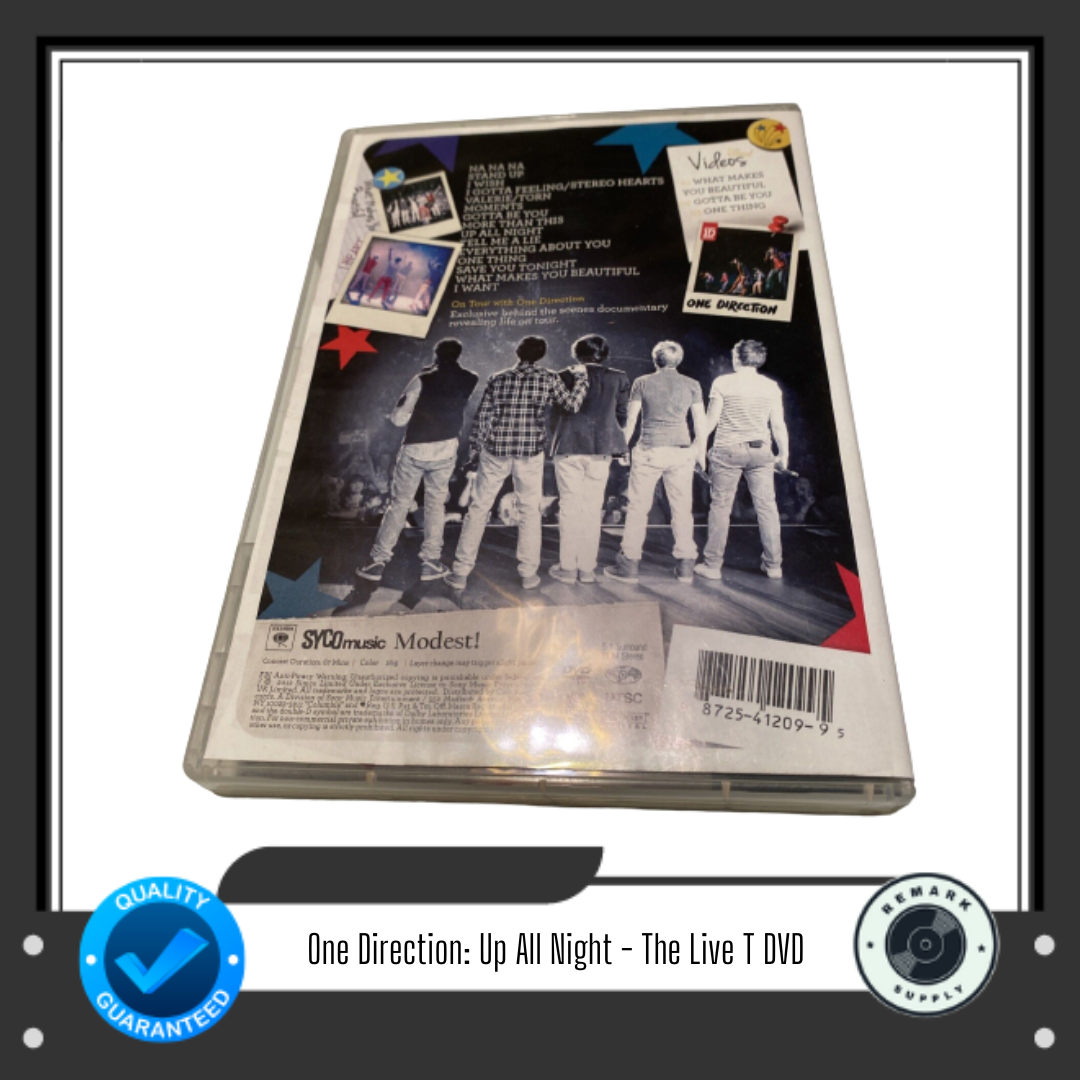 One Direction: Up All Night - The Live Tour (DVD, 2012) for sale online ...