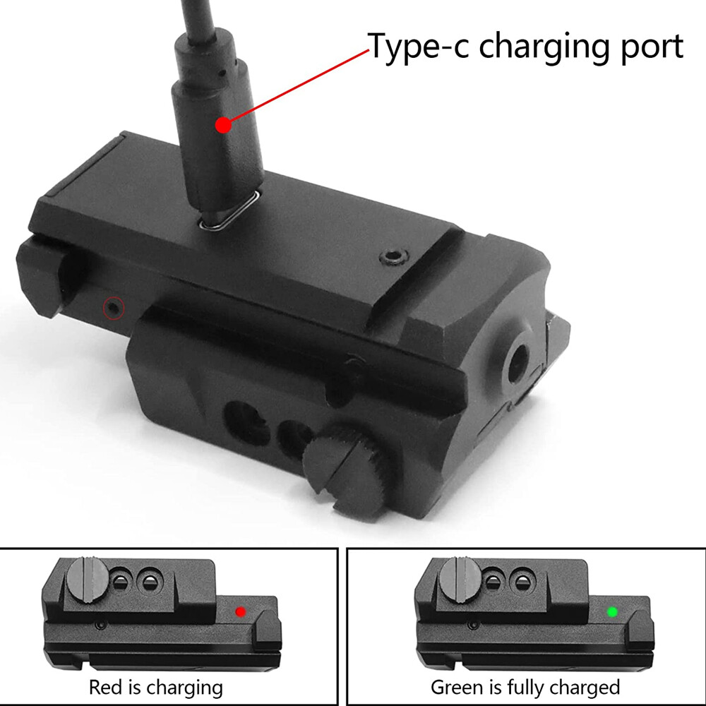 Tactical Compact Blue Green Red Dot Laser Sight Low Profile For Pistol ...