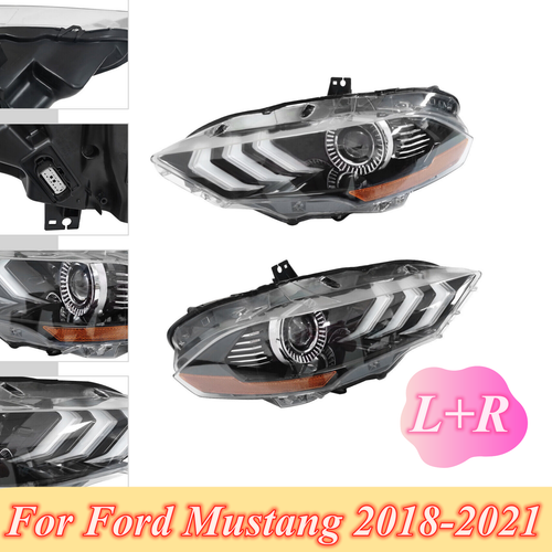 Projector Headlamps LED DRL For 2018 2019 2020 2021 2022 2023 Ford ...