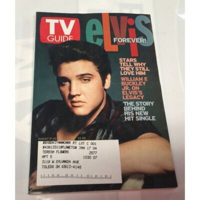 Vintage TV Guide Elvis Forever! Aug 17-23, 2002 Book | eBay