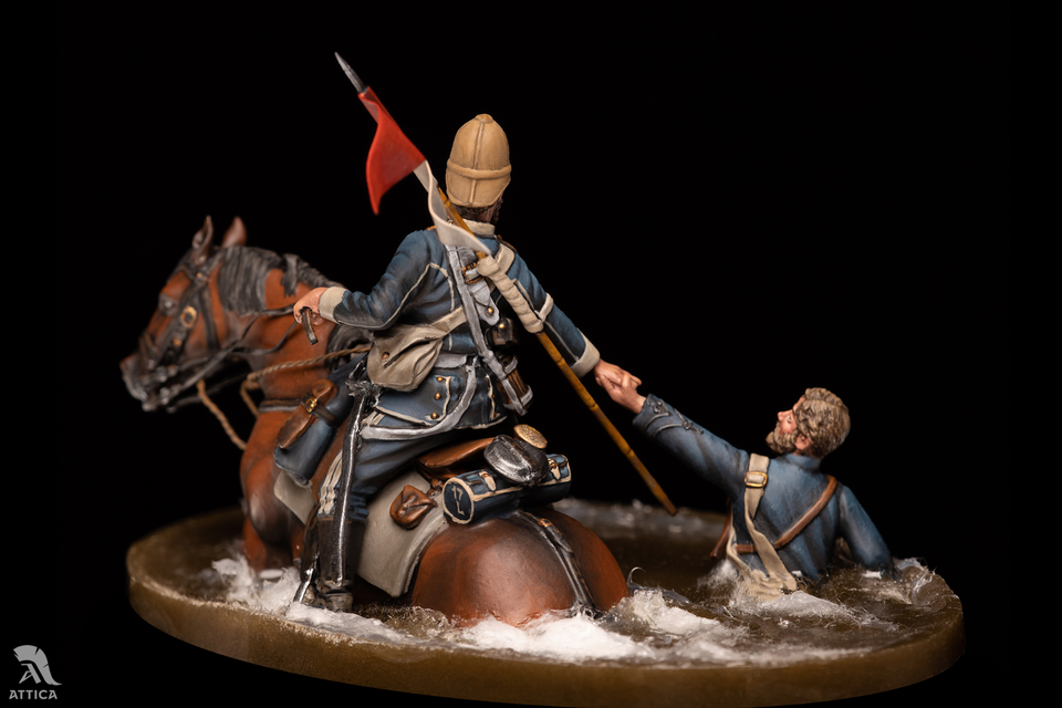 British 17th Lancers Upoko River Zulu 54mm Painted Toy Soldier Pre-Sale ...