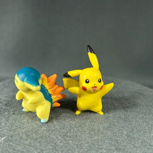Pokemon Pikachu Cyndaquil Battle Figure Lot 2019 Wicked Cool Toys | eBay