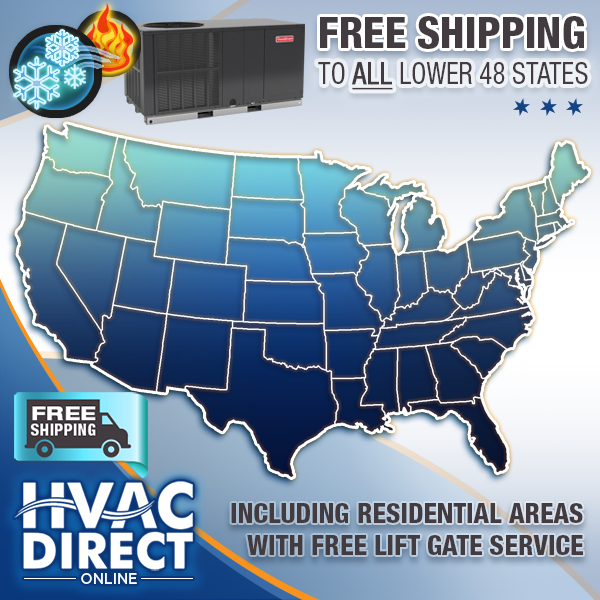 Goodman 4 Ton 80000 BTU AC Gas Package Unit System Central Air ...