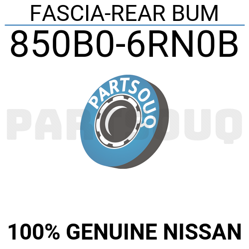 850B06RN0B Genuine Nissan FASCIA-REAR BUM 850B0-6RN0B | eBay