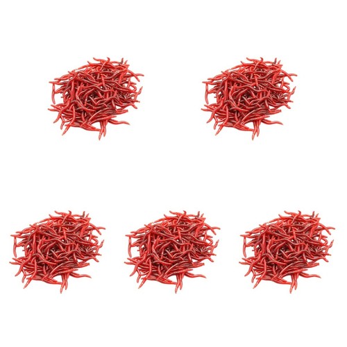 150Pcs Lifelike Silicone Fishing Red Bait for Outdoor Fishing Fun | eBay