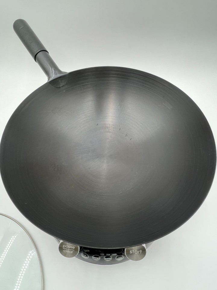 NuWave Hot Wok Induction Cooktop 14” Carbon Steel Wok - Lightly Used ...